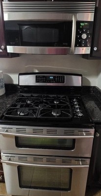 Jenn-Air JDR8895AAS 30" Dual Fuel Black/Stainless Convection Double ...