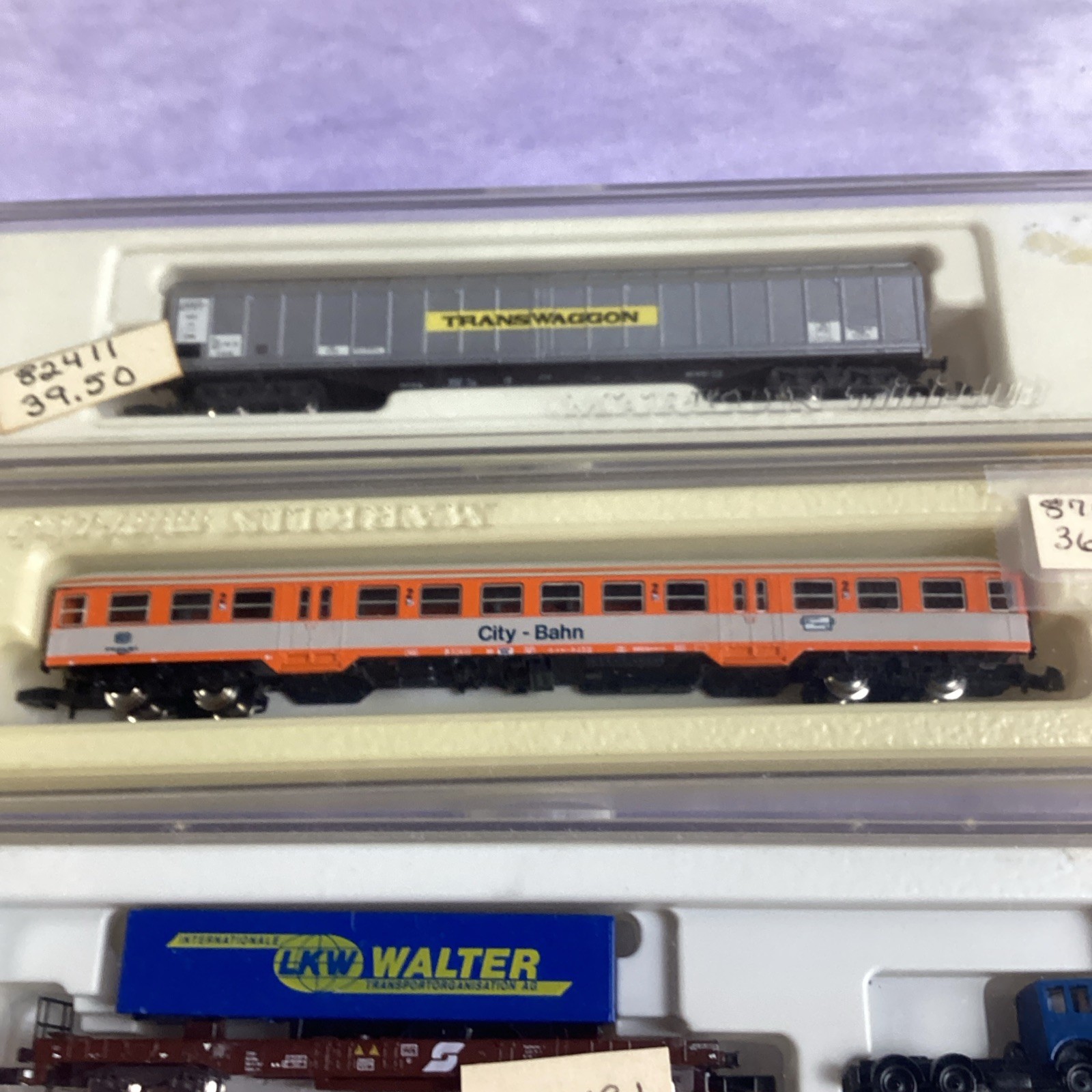 Lot Of 3 Marklin 82411, 8604, 8702 Collector Edition Train Cars Z Scale ...