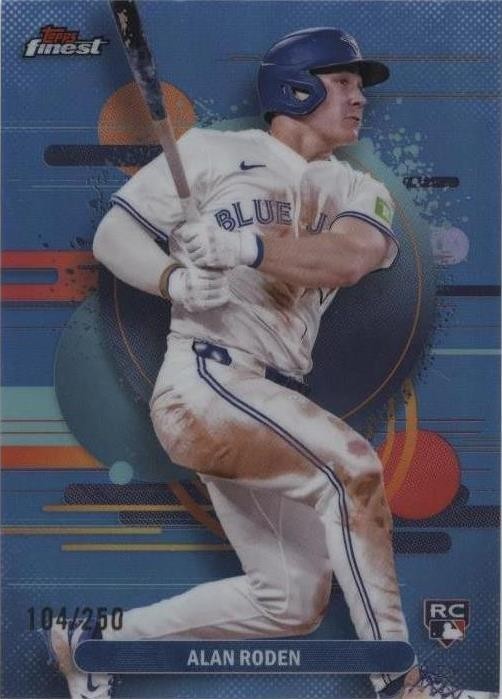2025 Topps Finest - Uncommon Alan Roden #171 Sky Blue Refractor /250 ...