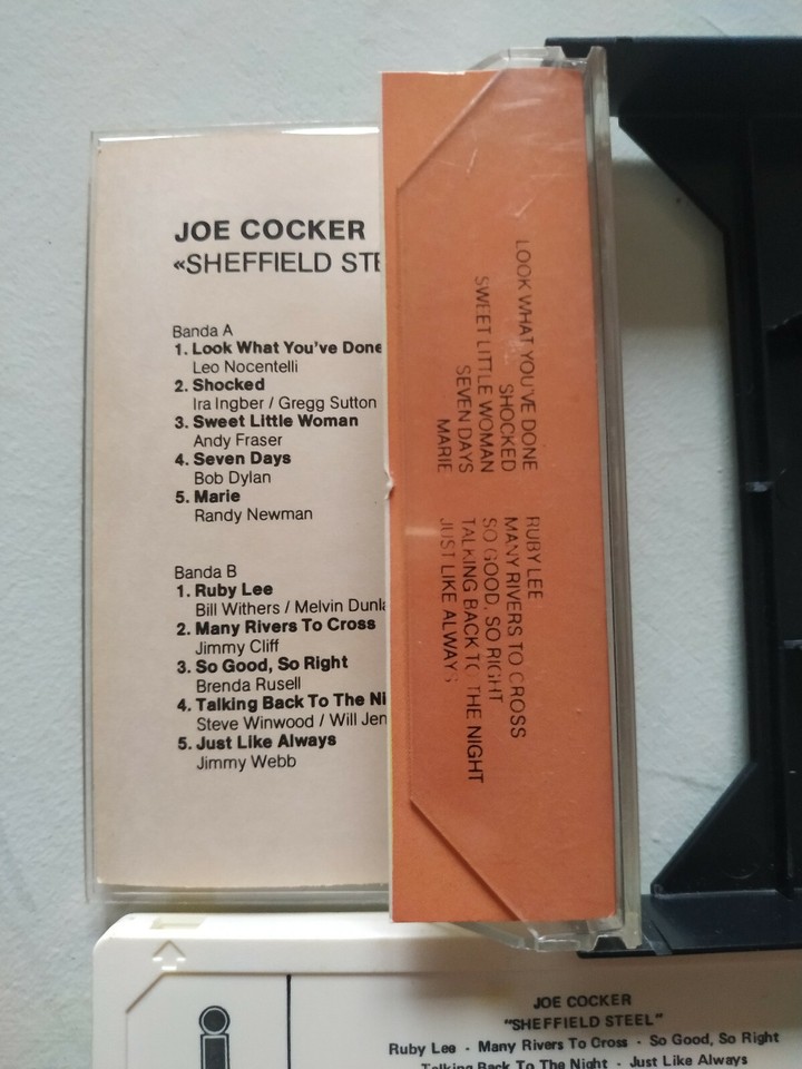 Joe Cocker Sheffield Steel Island 1982 Spain Press - Tape Cassette ...