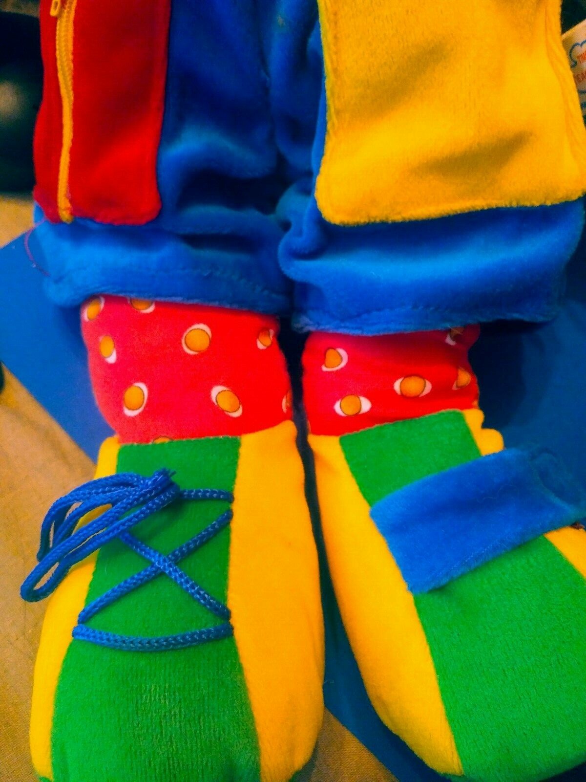 Timothy the Teaching Teddy-2002 very colorfully dressed educational ...