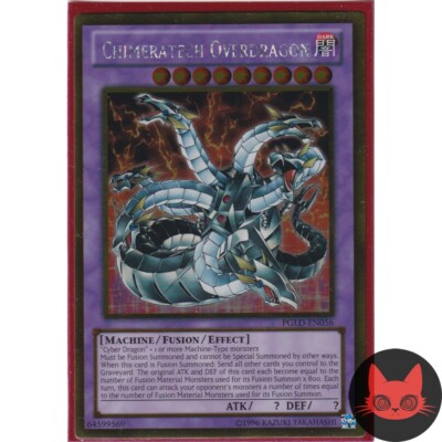 Yugioh Chimeratech Overdragon PGLD-EN056 Gold Rare NM | eBay UK