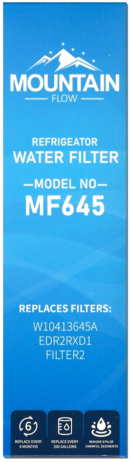 Mountain Flow MF645 Refrigerator Water Filter - Blue for sale online | eBay