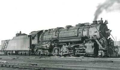 LL932 RP 1938/60s MOPAC MISSOURI PACIFIC RAILROAD ENGINE #1915 ST LOUIS ...
