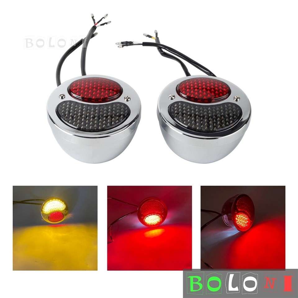 For Ford Model A Rat Rod Hot Rod Retro LED Brake Turn Signals Tail ...