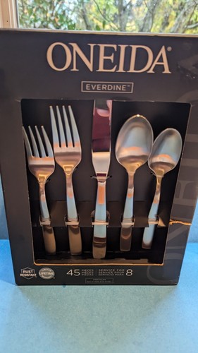 ONEIDA Everdine 45 PC Flatware Set Service for 8 for sale online | eBay