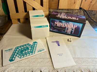 Vintage 1991 Mind Trap Board Game ~ It Will Challenge the Way You Think ...