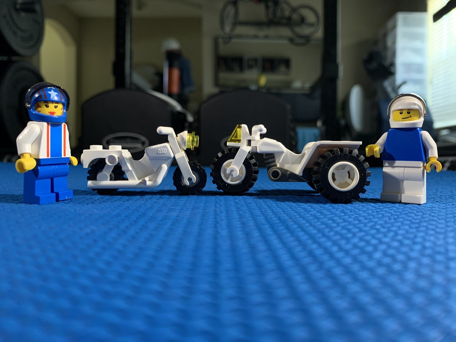 Lego Classic Motorcycle With Minifigure Lot Of 2 | eBay