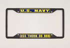 USS THORN DD 988 License Plate Frame U S Navy USN Military Car-Truck ...