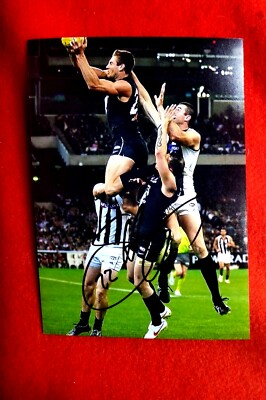 CARLTON S RUCKMAN SHAUN HAMPSON HAND SIGNED 7X5 INCH MARKING PHOTO ...