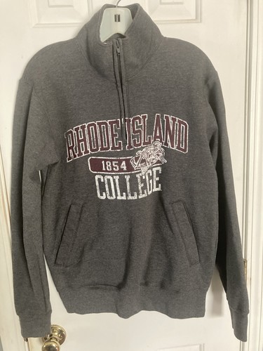 Rhode Island College zip neck sweatshirt (S) by Champion Pre-owned | eBay