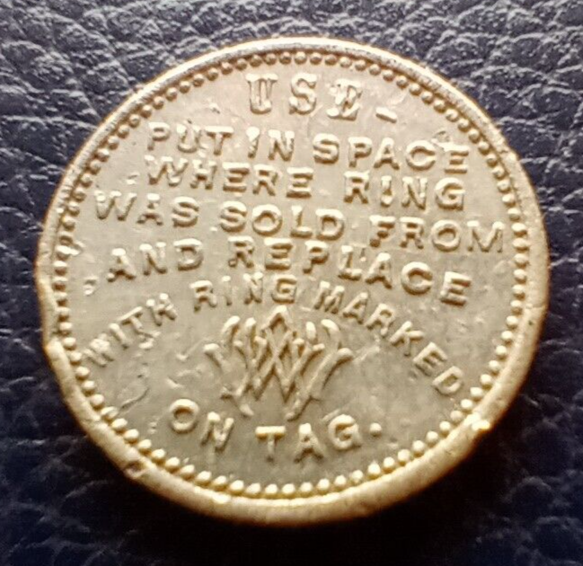 Warren & Williams Jewelers - Providence Rhode Island -Trade Token /Coin ...