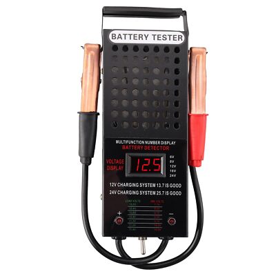 6V 8V 12V 16V 24V Battery Load Tester Car Battery Tester Motorcycle ...