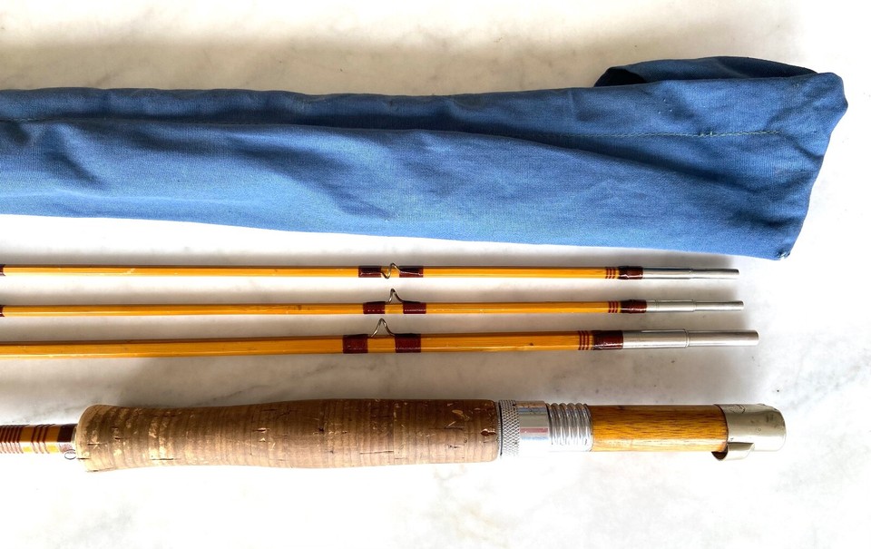 VINTAGE FE THOMAS BAMBOO FLY ROD | eBay