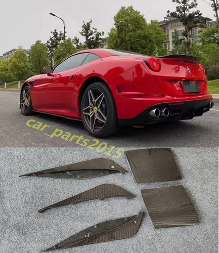 for Ferrari California T 2015-18 Carbon Fiber Rear Bumper Lip Diffuser ...