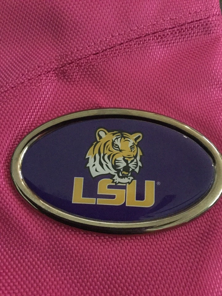 NCAA LSU Tigers Bright Pink Purse Made By Little Earth | eBay