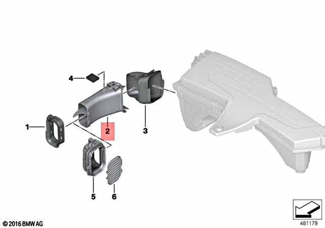 BMW 13717597584 Genuine OEM Factory Original Inlet Tube for sale online ...