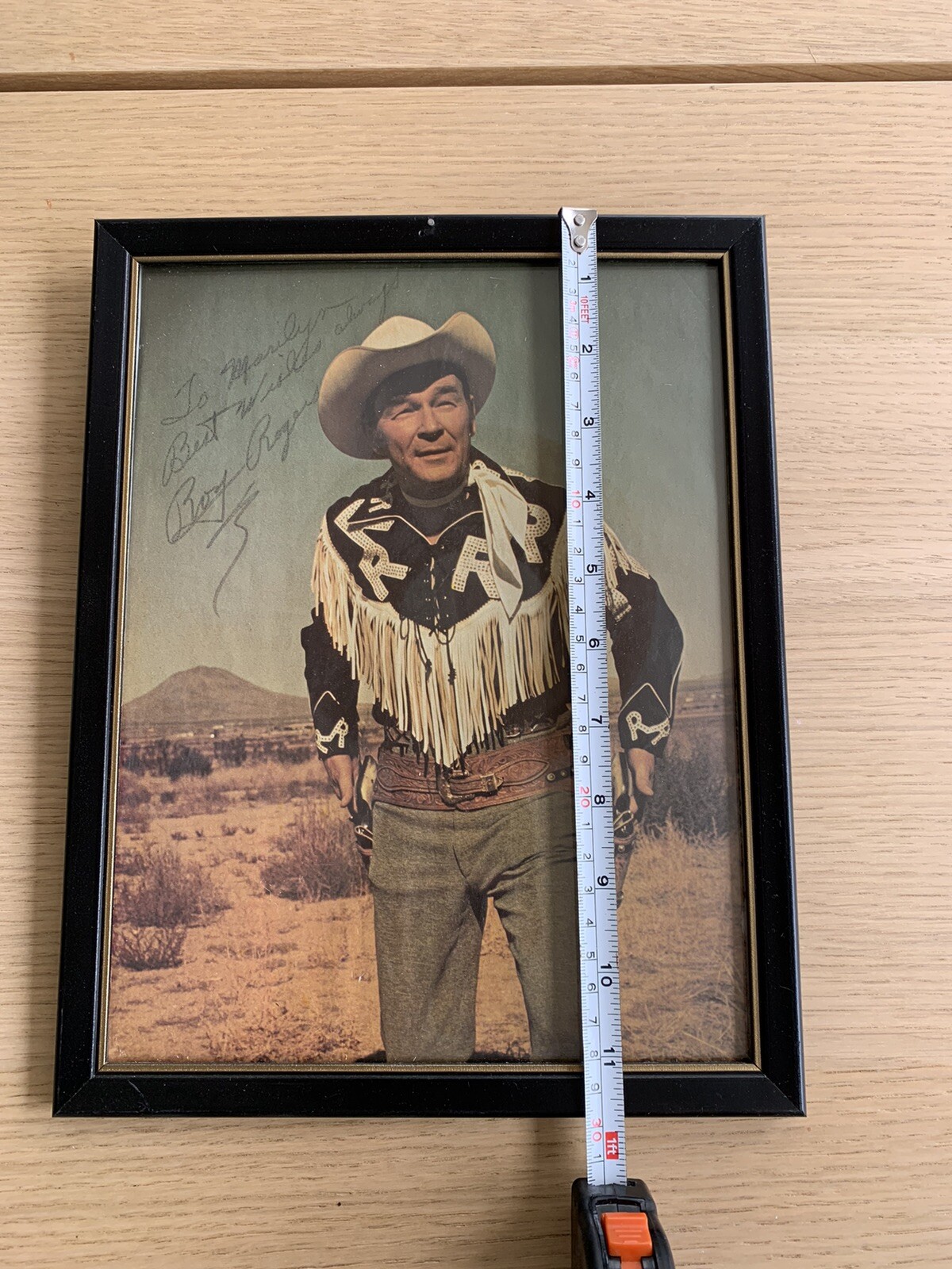 Roy Rogers Signed Autographed Photo Personalized Framed Wow | eBay