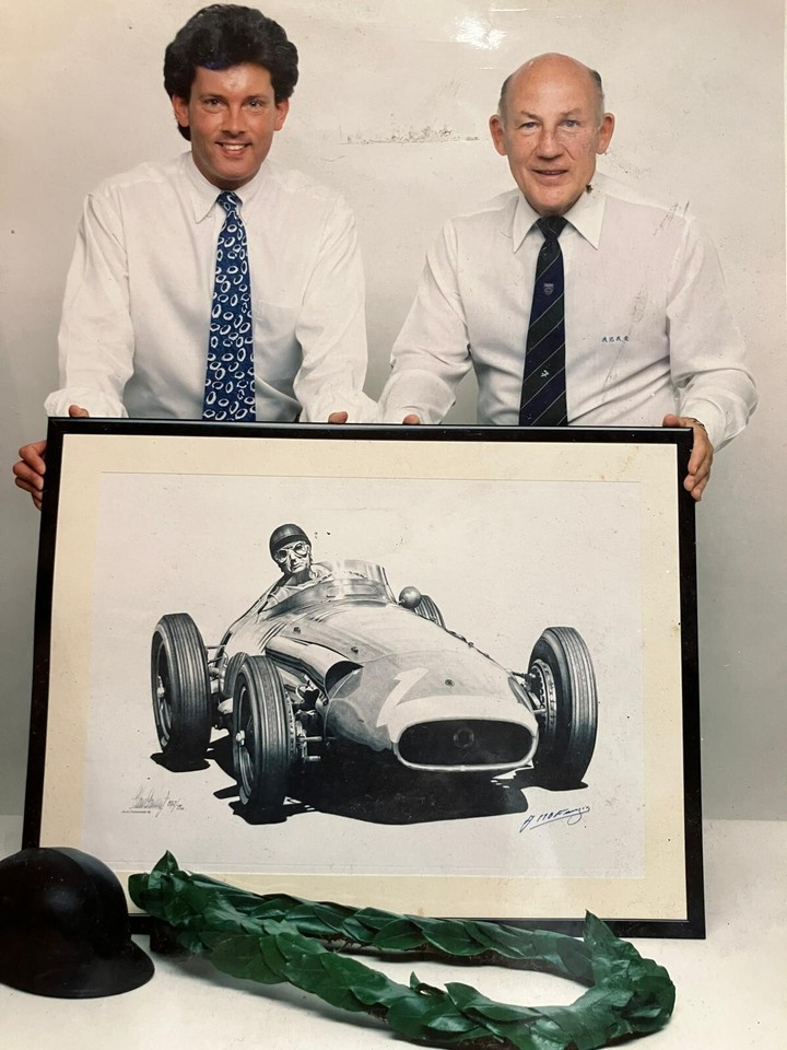 'Title Chase' F1 print signed by Nigel Mansell - artist Alan Stammers ...