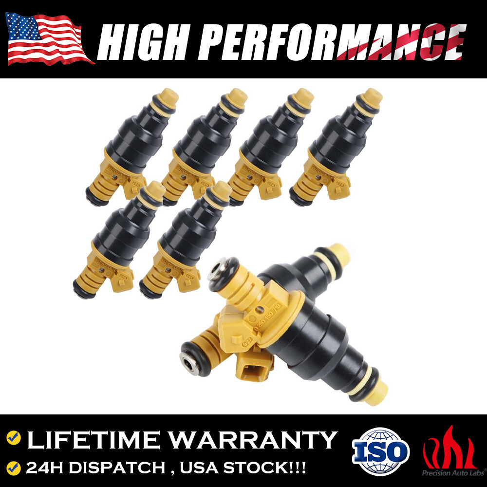 8PCS Fuel Injectors For EV1 GM TPI 22lb/3Bar 5.7L 5.0L 1985-1992 ...