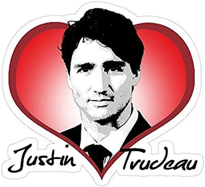 Justin Trudeau, Justin Trudeau Decal Sticker - Sticker Graphic - Auto ...