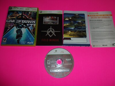 CRACKDOWN Xbox 360 + Poster - Complete CIB 882224260596| eBay