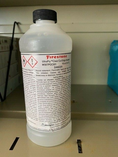 (12 PACK) FIRESTONE W56TPOC001 ULTRAPLY CLEAR CUT EDGE SEALANT, EXP 02/ ...