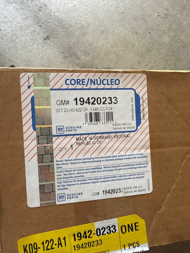 OEM Genuine GM Exhaust Manifold 19420233 - Catalytic Converter FAST ...