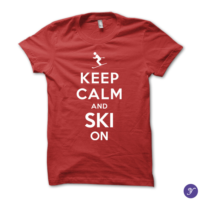 Keep Calm and Ski On - ski, snow, snowboard, winter, snowboarding ...