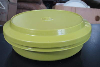 Vintage Tupperware Seal N Serve Avocado Green Bowl 1206-37 & Lid 1207 ...