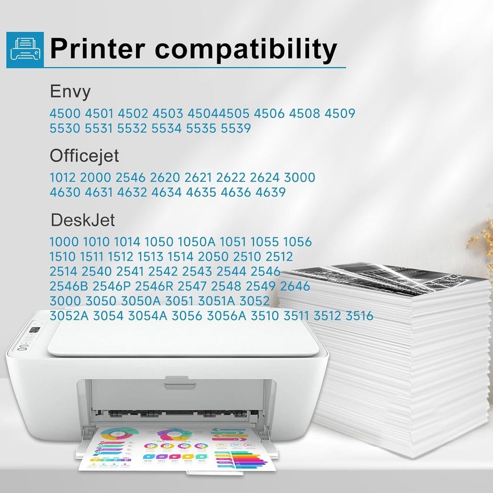 2 Pack #61XL Ink Cartridge Set For HP DeskJet 3000 3050A 3052A 3054 ...