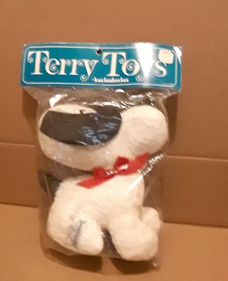 Terry Toys Knickerbocker Dog Snoopy STUFFED Plush 9” Rare NEW SEALED ...