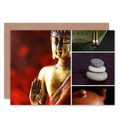 Buddha Zen Culture Blank Greeting Card With Envelope | eBay Australia