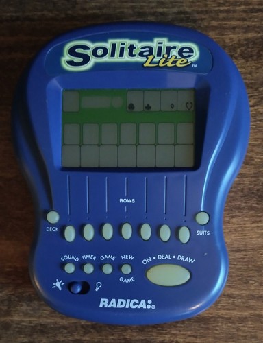 Radica 1997 Solitaire Lite Electronic Handheld Game used | eBay