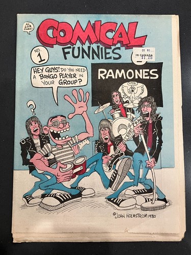 Comical Funnies 1980s The Ramones Peter Bagge John Holmstrom PUNK New ...