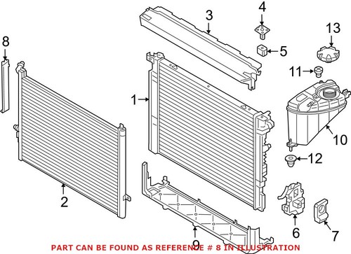 Genuine OEM Driver Left Radiator Air Seal For BMW 17118632122 | eBay