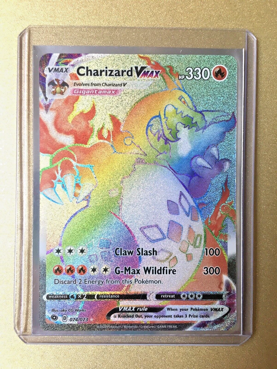 Pokemon Charizard VMAX Secret www.tallyacademy.co
