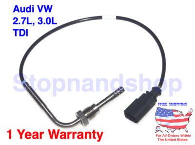 New Exhaust Gas Temperature Sensor for Audi VW 2.7 3.0 TDI Engine A5 A6 ...