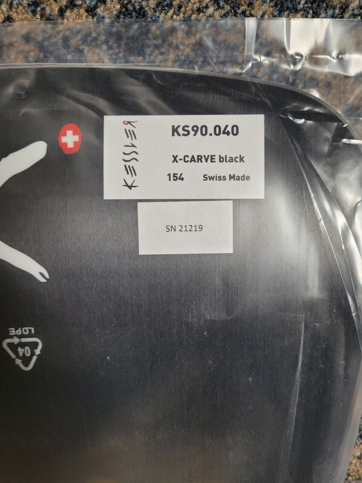 NEW KESSLER X-CARVE 154 SOFT BOOT CARVER BLACK SWISS MADE SNOWBOARD NEW ...