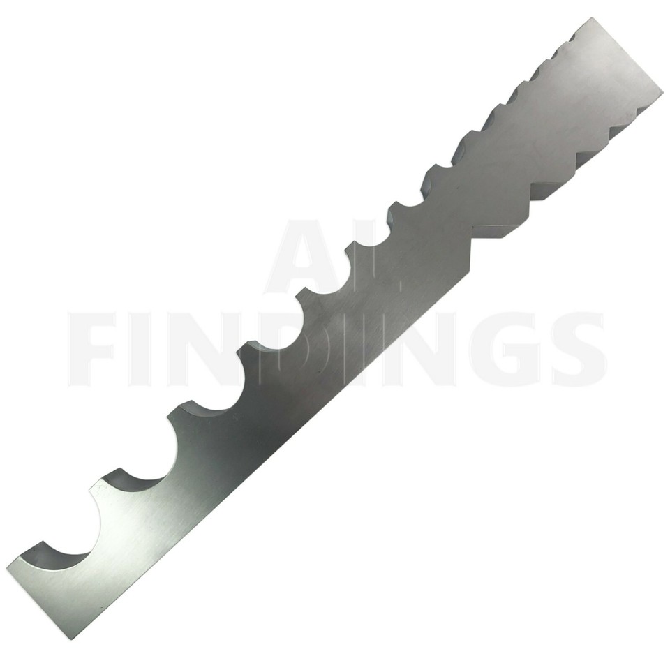 15" Steel Doming Forming Die Block, Grooves Half-Spheres, Shaping ...