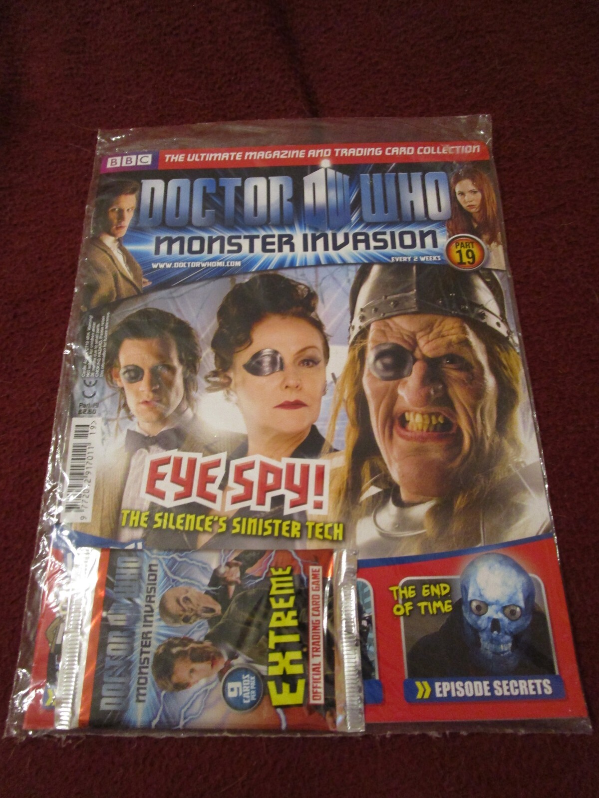 Doctor Who Monster Invasion magazine part 19 with 9 card expansion pack ...