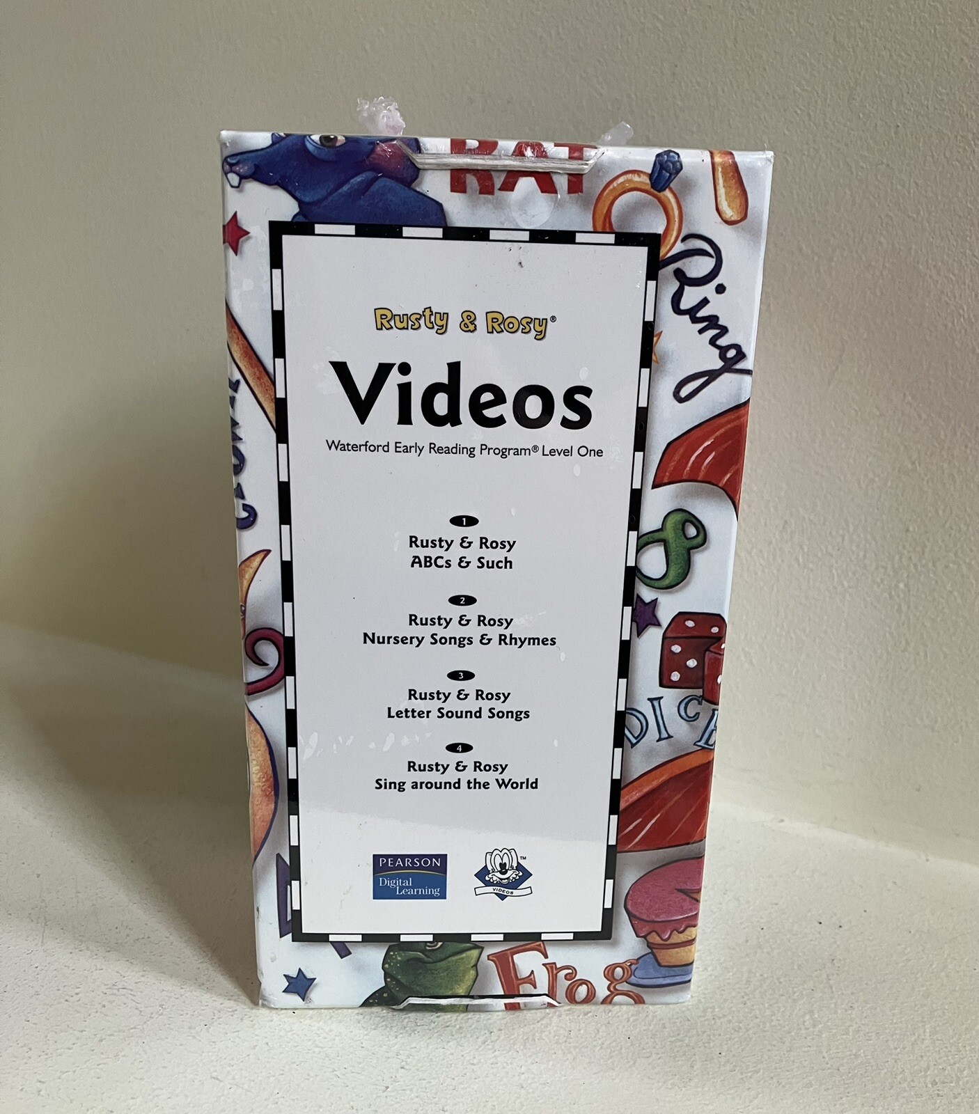 Rusty & Rosy Videos 4 VHS Set Waterford Early Reading Program Lvl 1 for ...