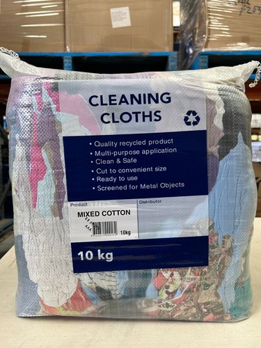 Bag of Cleaning Rags 10kg bulk Pack for Mechanical Workshops | eBay ...