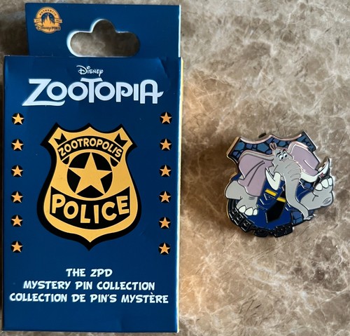 Disney Parks 2022 Zootopia The ZPD Mystery Pin:Elephant Officer ...