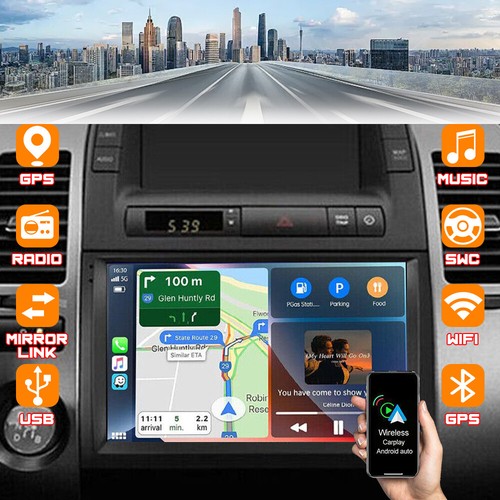 FOR TOYOTA PRIUS 2003-2009 APPLE CARPLAY ANDROID 13 CAR STEREO RADIO ...