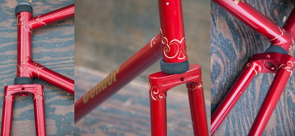 Vintage 56cm Condor Track Bike FRAME FORK 531 Reynolds Steel Bill ...