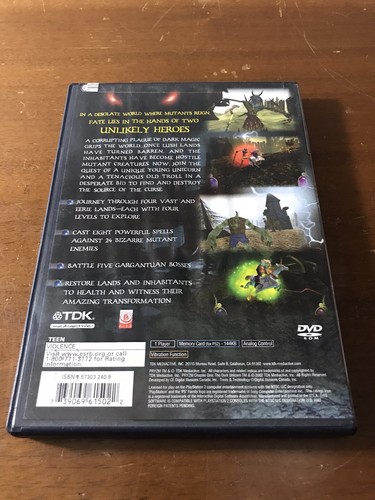 PRYZM -- Chapter One: The Dark Unicorn (Sony PlayStation 2, 2002) for ...