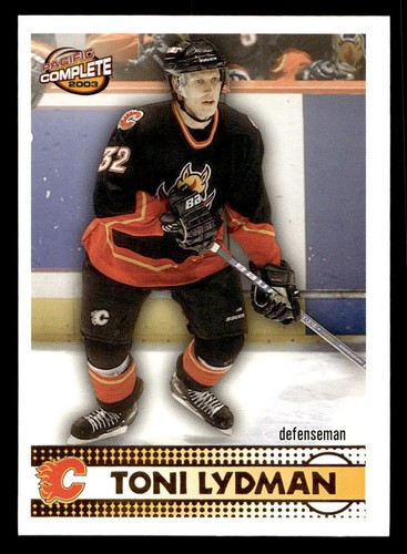 Toni Lydman 2002 Pacific Complete #179 Calgary Flames | eBay