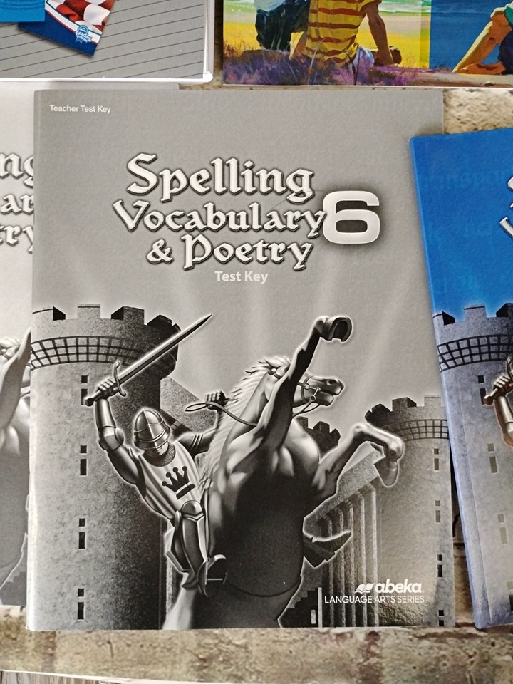 Abeka 6th Grade Language Arts 6 Curriculum Lot Of 7 Books Language C | eBay