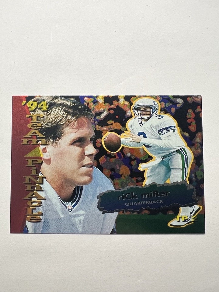 1994 Pinnacle Team Pinnacle #TP2 Brett Favre / Rick Mirer Packers ...